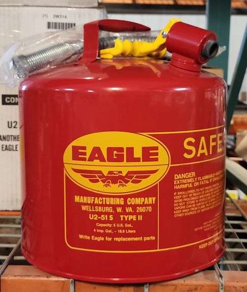 Eagle U2-51S Type 2 Gas Canister - Kraft Auction Service, LLC