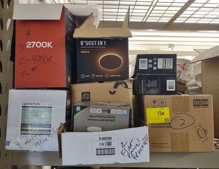 LED Recessed Lighting & Bath Fan Covers - Kraft Auction Service, LLC