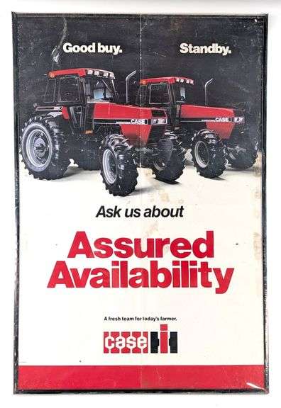 Case IH 2294 Tractor Advertising Poster - Kraft Auction Service, LLC