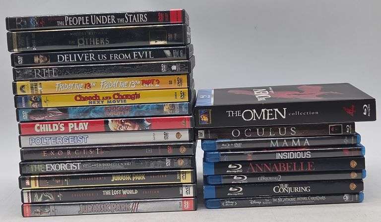 (HI) Horror Movies DVD & Blu-ray - Kraft Auction Service, LLC