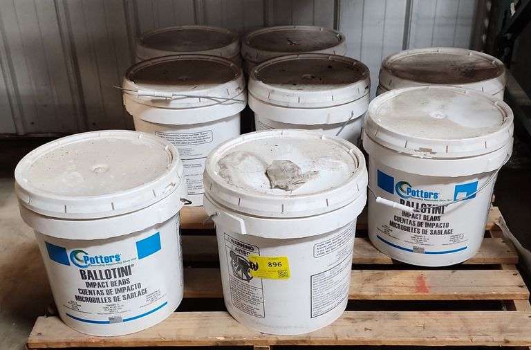 Pallet Of Potters Ballotini Impact Beans - Kraft Auction Service, LLC