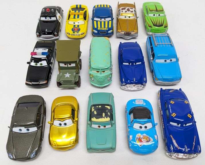 Lot Of 15 Disney Pixar Cars 1:55 Die-Cast Cars - Kraft Auction Service, LLC