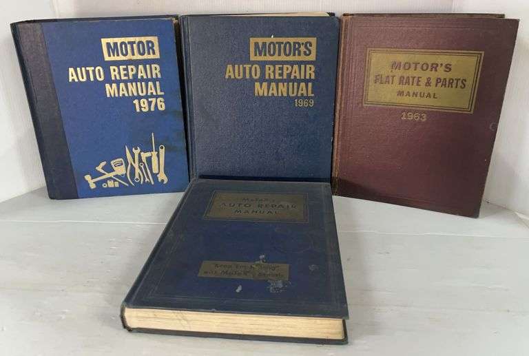 (O) Collection Of Motor’s Auto Repair Manuals - Kraft Auction Service, LLC