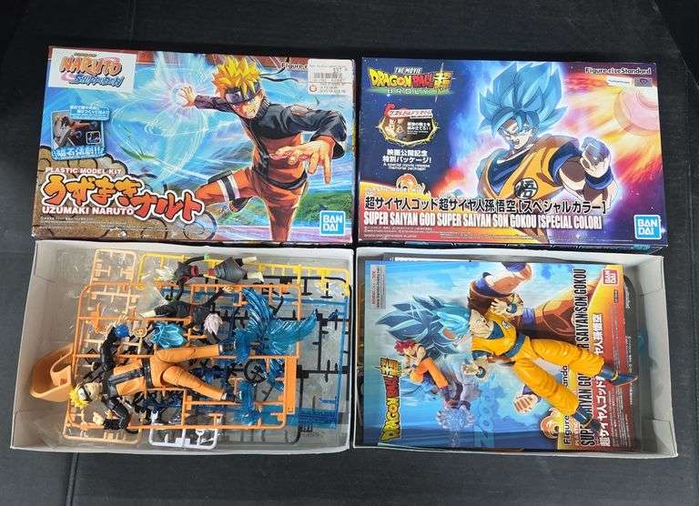 (G) Bandai Naruto Shippuden & Dragon Ball Super the Movie Broly Plastic ...
