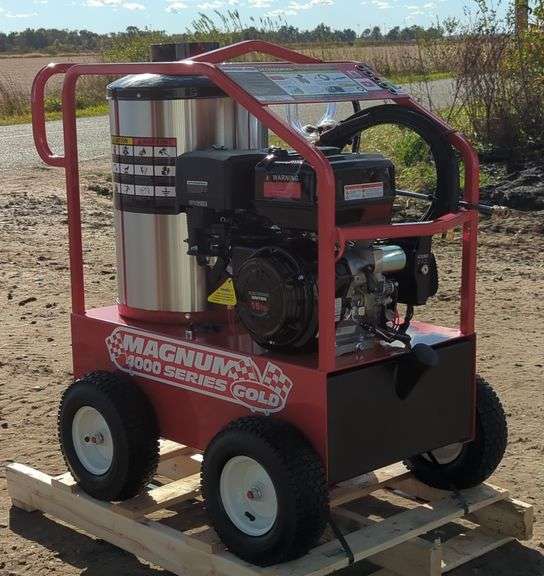 (AP) 2025 MAGNUM 4000 Series "Gold" Hot Pressure Washer - Kraft Auction ...