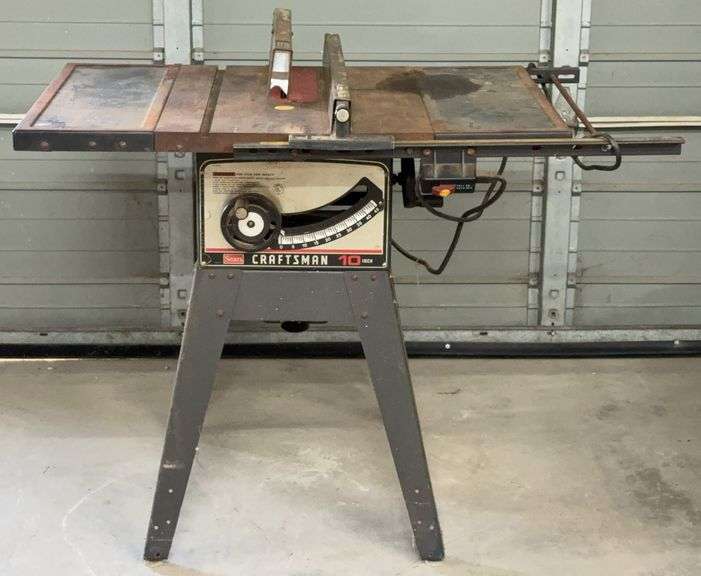 (R) Sears Craftsman 113.298240 10” Table Saw - Kraft Auction Service, LLC