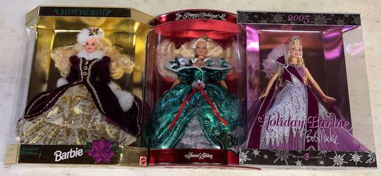 (QR) Barbies Including Cinderella Special Edition Happy Holidays ...