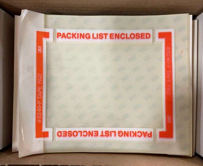 3M Scotch Packing List Tape Pad - Kraft Auction Service, LLC