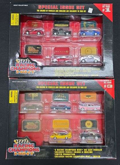 (AY) Racing Champions Mint Special Issues 5 Car Sets - Kraft Auction ...