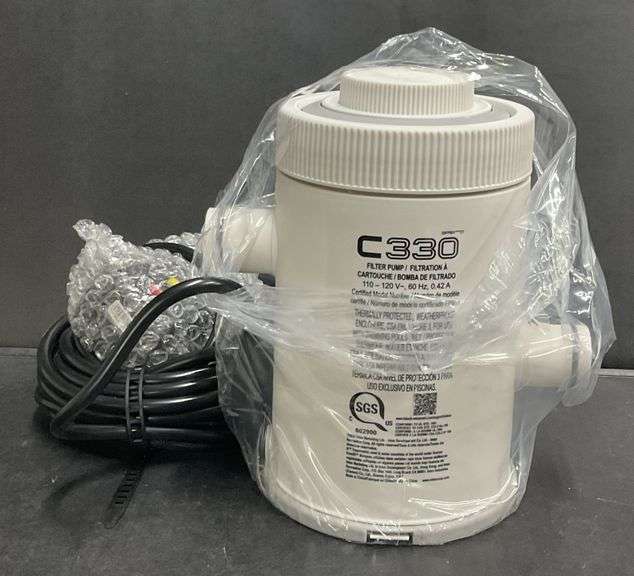 (W) Intex C330 Pool Filter Pump - Kraft Auction Service, LLC
