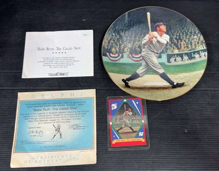 (X) Delphi “Babe Ruth: The Called Shot” Limited Edition Collector’s ...