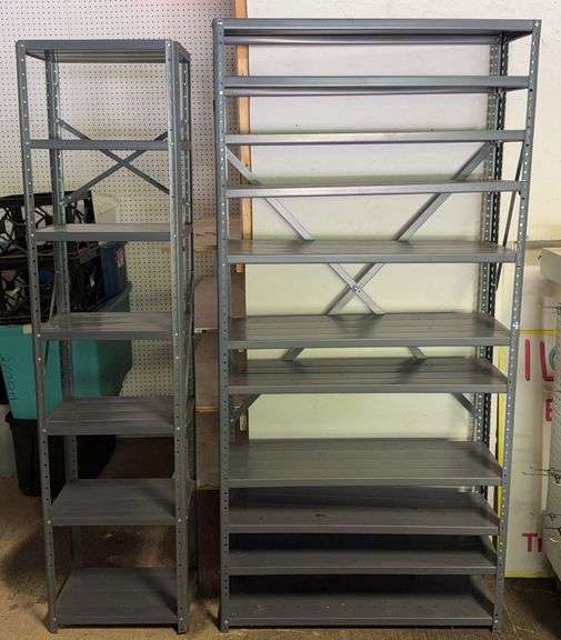 Hi-Tech Open Style Steel Shelving Units - Kraft Auction Service, LLC