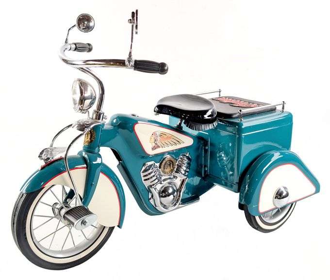 Custom Indian Pedal Tricycle / Motorcycle - Kraft Auction Service, LLC