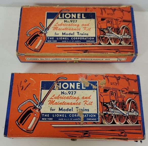 2 Lionel Model Train Lubricating And Maintenance Kits No 927 - Kraft ...