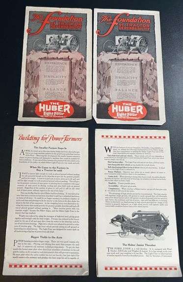 (AA) The Huber Light Four “The Foundation Of Tractor Dependability ...