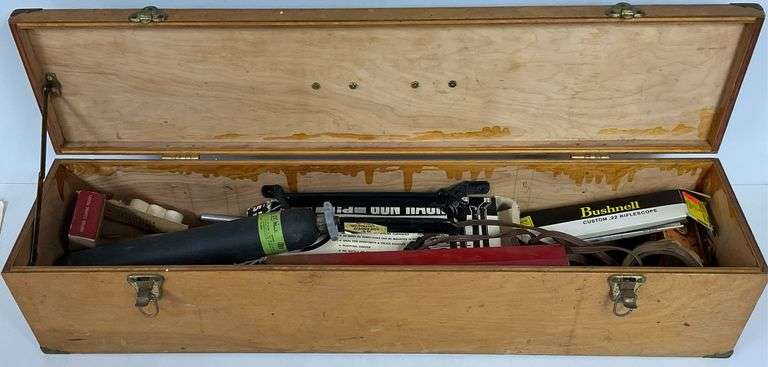 (AC) Tool Box 31 1/2” X 7”, CO2 Refill Cylinder, Gun Rack, Pellets ...