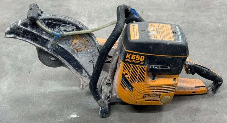 (AC) Partner K650 Active III Gas Powered Concrete Cut Off Saw - Kraft ...