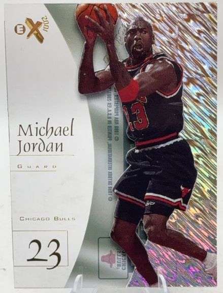 (C) 1997 Michael Jordan Skybox EX 2001 Basketball Card - Kraft Auction ...