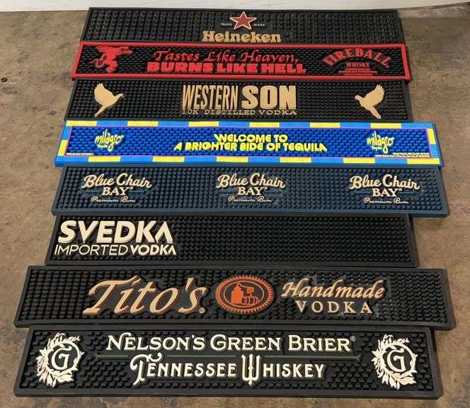 (KL) Bar Spill Mats Including Tito’s, Nelson’s, Heineken And more 24 ...