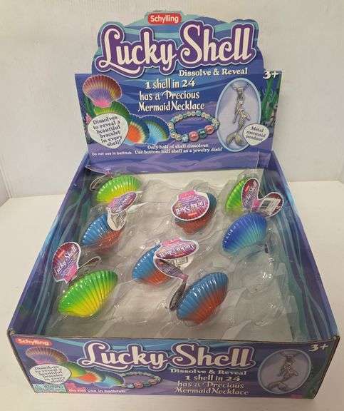 Schylling Lucky Shell Dissolve & Reveal Diaplay Box - Kraft Auction ...