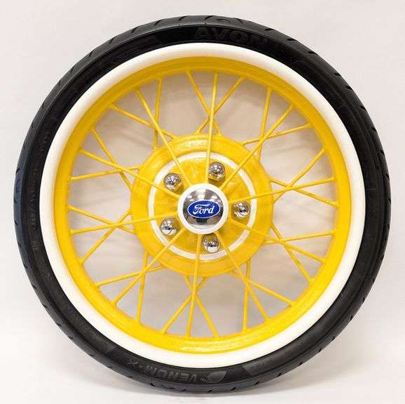 Contemporary Ford Model A Rim & Tire - Kraft Auction Service, LLC
