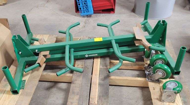 Greenlee Pipe and Conduit Rack - Kraft Auction Service, LLC