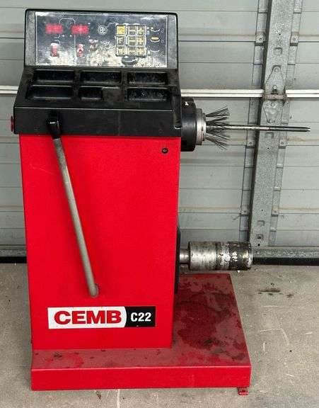 (AM) CEMB C22 Electric Motorcycle Tire Balancer - Kraft Auction Service ...