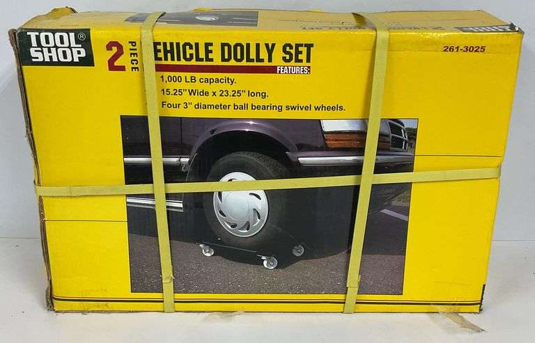 (N) Tool Shop 2 Piece Vehicle Dolly Set - Kraft Auction Service, LLC