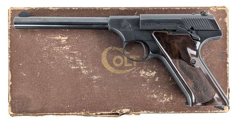 1951 Colt Challenger .22 LR Semi Auto Pistol w/ Box - Kraft Auction ...