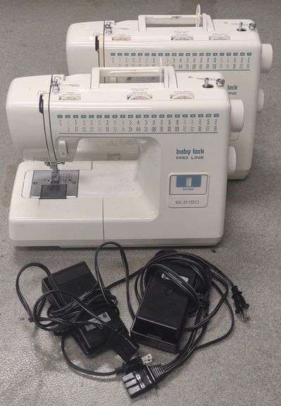 Baby Lock Pro Line Sewing Machines Model BL6150 - Kraft Auction Service ...