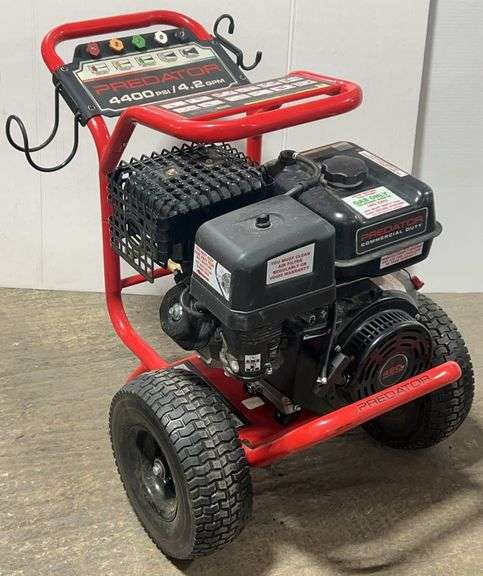 (CZ) Predator 4400 PSI 4.2 GPM Gas Pressure Washer - Kraft Auction ...