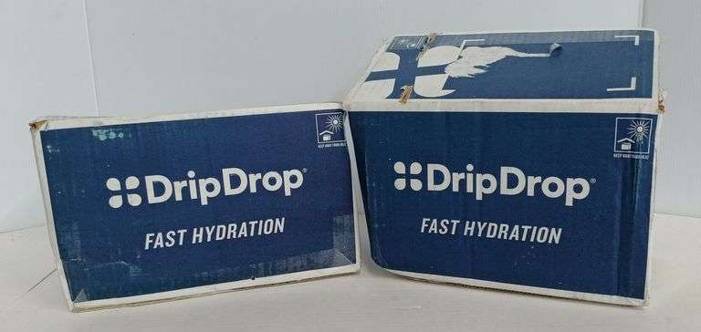 (ZZ) Drip Drop Fast Hydration Grape & Orange Flavored Sports Drink ...