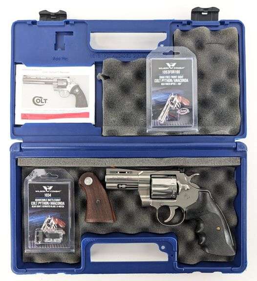 Colt Python .357 Magnum Revolver w/ Case - Kraft Auction Service, LLC