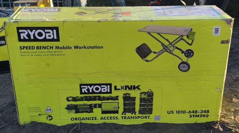 (CC) Ryobi Speed Bench Mobile Workstation - Kraft Auction Service, LLC