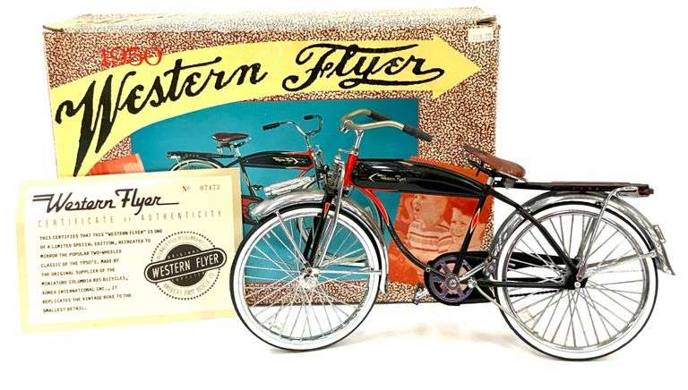 1950 Western Flyer Classic Springer Diecast Model In Box - Kraft ...