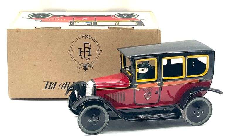 Reproduction Paya Wind Up Tin Toy Taxi By IBI Alicante-Espana - Kraft ...