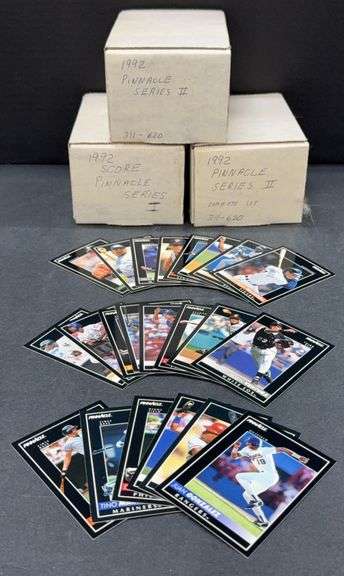 (S) 1992 Score Pinnacle Series I & II Baseball Trading Cards - Kraft ...