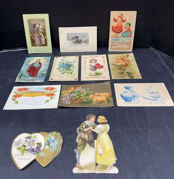 (E) Early 1900’s Vintage Postcards & Paper Ephemera - Kraft Auction ...