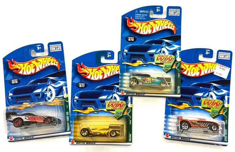 (4) 2000 Mattel Hot Wheels COLD BLOODED Series, Complete Set 1-4 ...