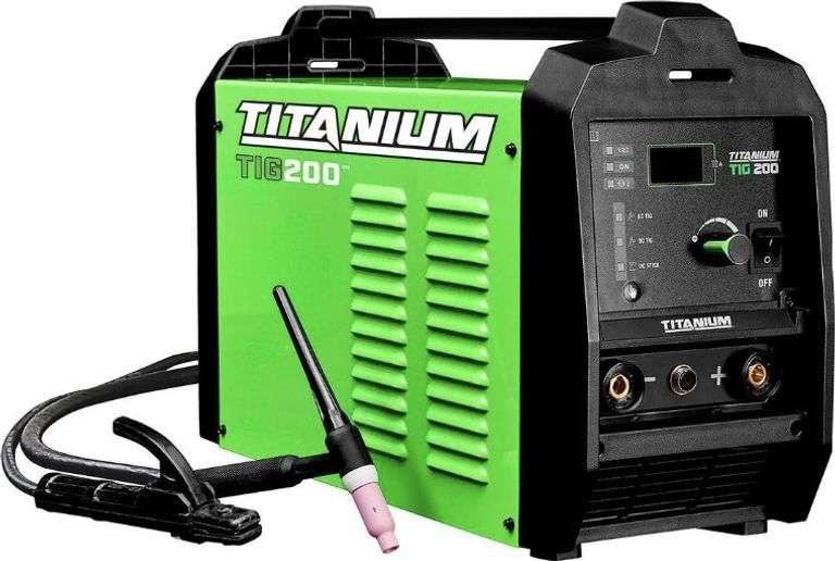 (CZ) Titanium Tig 200 Professional AC/DC Tig Welder With 120/240V Input ...