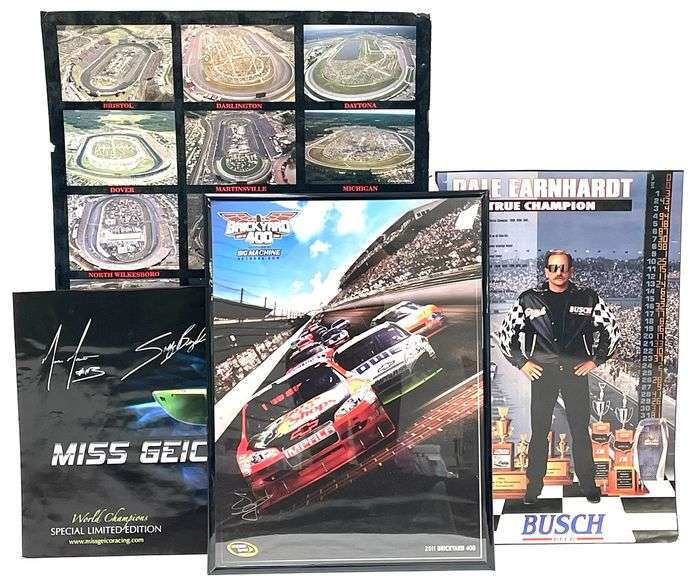 (4) Miss Geico Racing Speed Boat Poster & NASCAR Posters - Kraft ...
