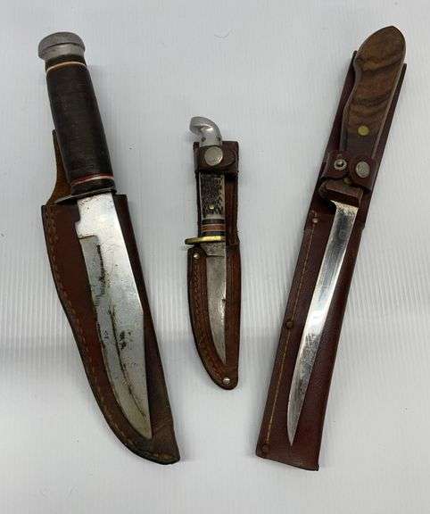 (UU) Western USA 628 Fixed Blade, Robinson Knife Co Stainless Steel ...