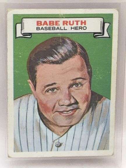 (KC) 1967 Babe Ruth Topps Baseball Trading Card Who Am I - Kraft ...