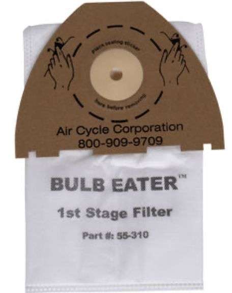 2 Packs Bulb Eater Premium 1st Stage Filter Bags - Kraft Auction ...