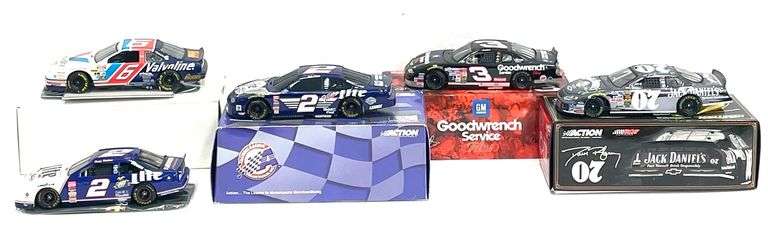 (5) Dave Blaney Autographed Diecast, Dale Earnhardt, Mark Martin ...