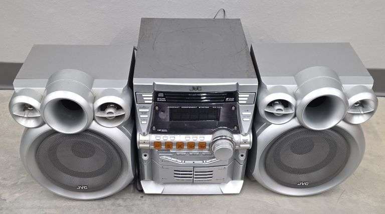 JVC Compact Component System MX-KC4, 3 CD Exchange, With Pair Of ...