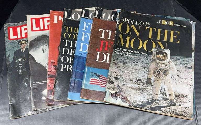 (E) Vintage Life, Post, & Look Magazines - Kraft Auction Service, LLC