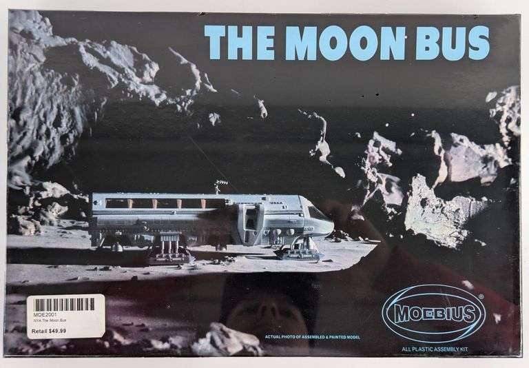 1/55 Scale Moebius Models The Moon Bus Model Kit - Sealed - Kraft ...