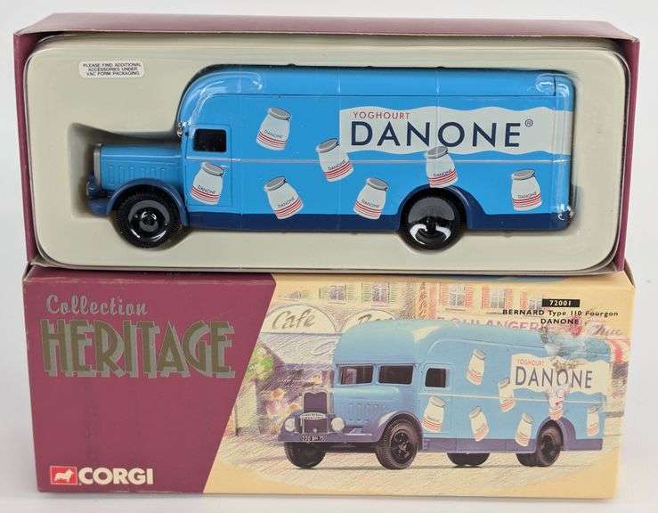 1/50 Scale Corgi Bernard Type 110 Fourgon Danone Truck - Kraft Auction ...