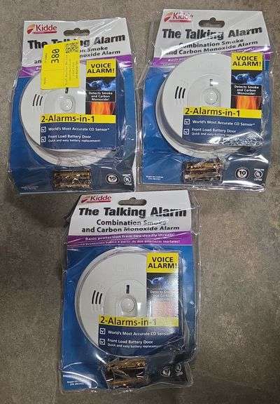 Kidde The Talking Alarm Combination Smoke and Carbon Monoxide Alarms ...